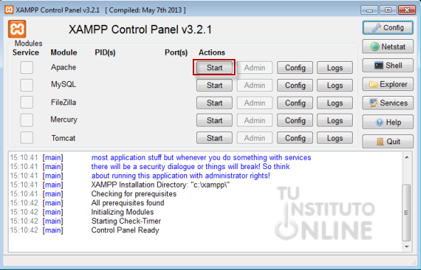 Páginas web dinámicas: PHP. Tu Instituto Online.