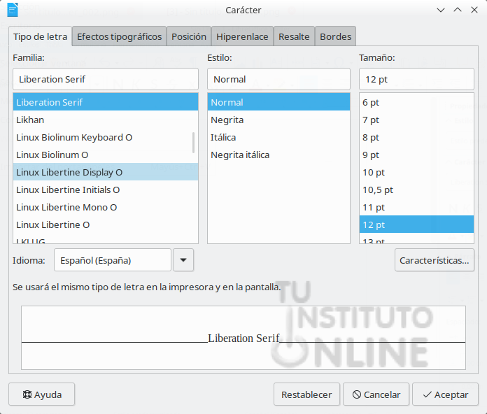 Procesadores de textos nivel básico. Tu Instituto Online.