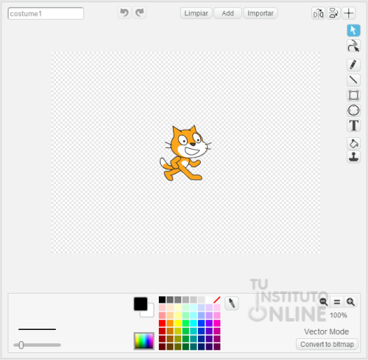 Scratch nivel básico. Tu Instituto Online.