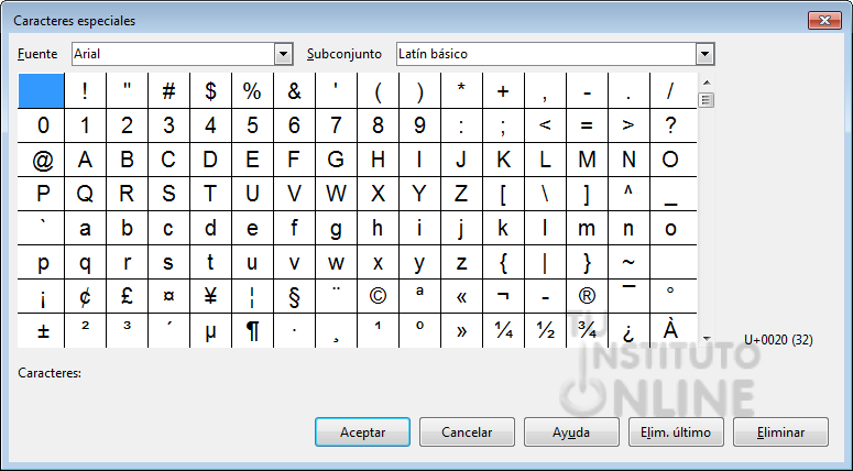 Procesadores de textos nivel básico. Tu Instituto Online.
