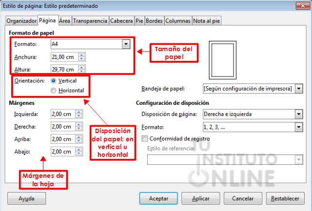 Procesadores de textos nivel medio. Tu Instituto Online.